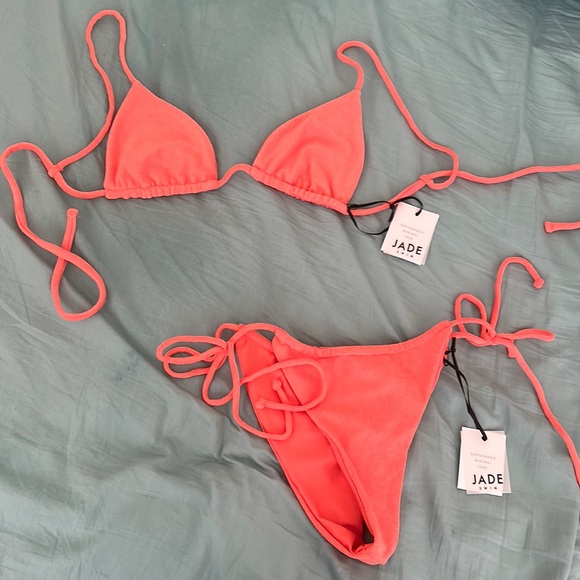 REVOLVE | Swim | Revolve Jade Swim Coral Terry Bikini Set | Poshmark